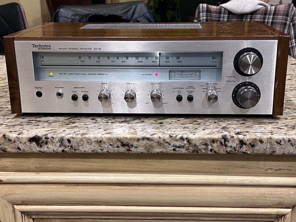 Technics SA-80 AM/FM Stereo Receiver (Excellent) | eBay