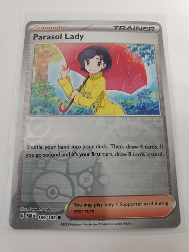 Pokemon TCG Paradox Rift Parasol Lady 169/182 Reverse Holo Uncommon | eBay
