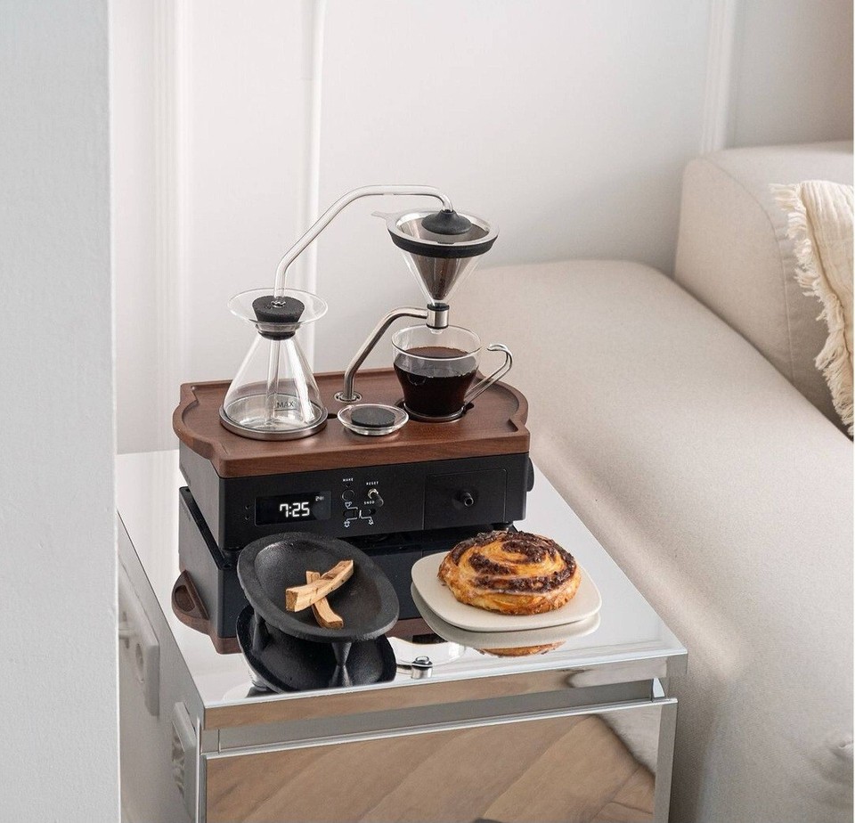 Barisieur Joy Resolve Design Coffee Alarm Maker Clock Timer Black ...