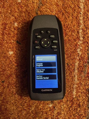 Garmin GPSMAP 78s 2.6 inch Marine GPS Navigator - Black for sale online ...