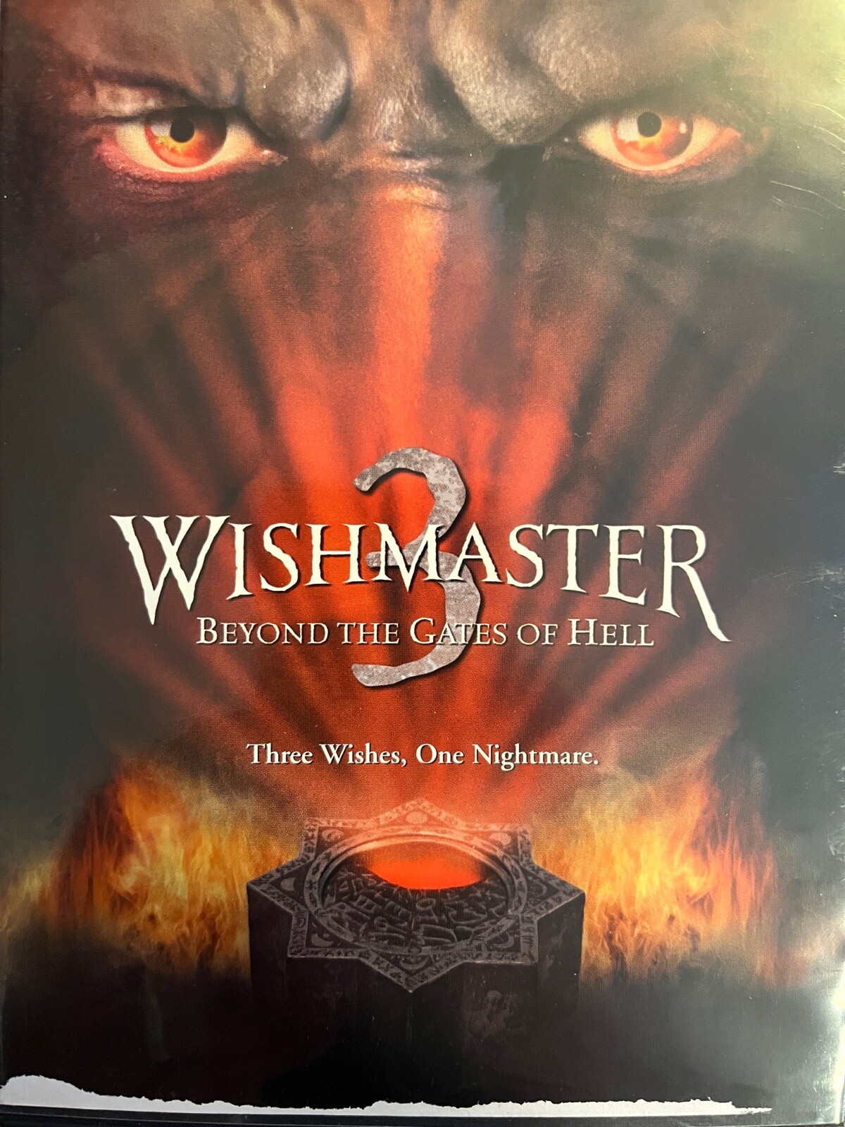 WISHMASTER 3: Beyond The Gates Of Hell DVD 2001 *Cover Wear* *Region 1 ...