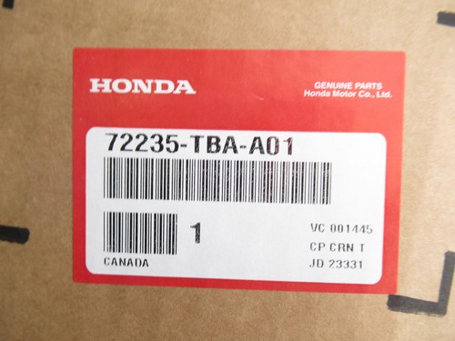 Genuine OEM Honda 72235-TBA-A01 Passenger RH Front Door Glass Run ...