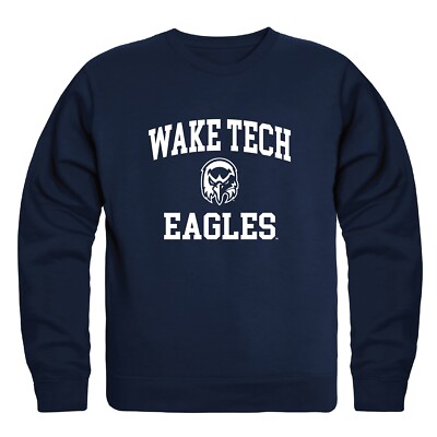 Wake Technical Community College Eagles Seal Crewneck Sweatshirt ...
