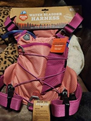 Arcadia Trail Water Bladder Harness For Dogs Pink Size Med | eBay
