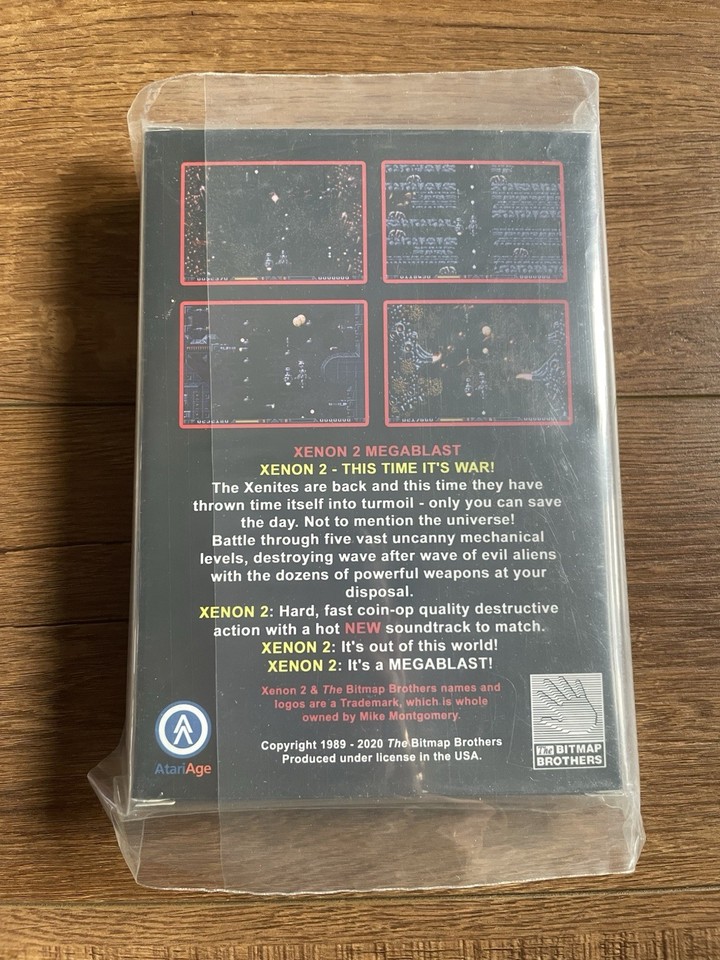 Xenon 2 Megablast Atari Jaguar Factory Sealed Bitmap Brothers AtariAge ...