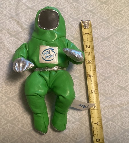 Intel Pentium Astronaut Plush Bunny People Lime Green 1997 | eBay