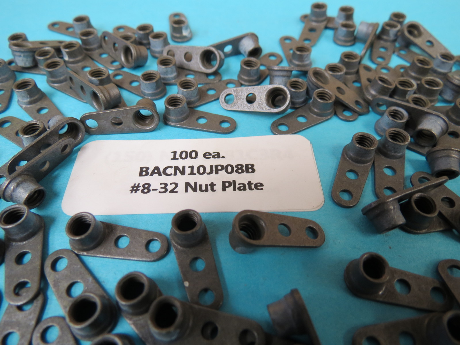 #8-32 Boeing Aircraft BACN10JP08B Nutplates Anchor Nut Plate MS21071L08 ...