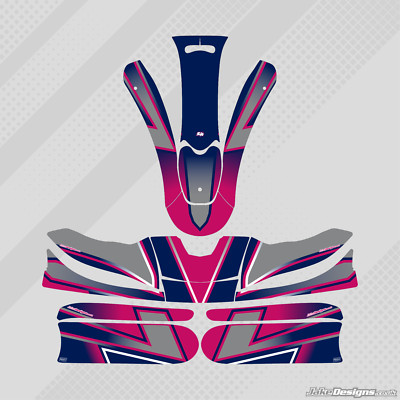 KOSMIC 2015 KG507/508 + M10 STYLE FULL KART STICKER KIT - KARTING ...