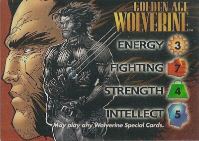Marvel OVERPOWER Golden Age Wolverine chrome char - Marvel vs Wildstorm ...