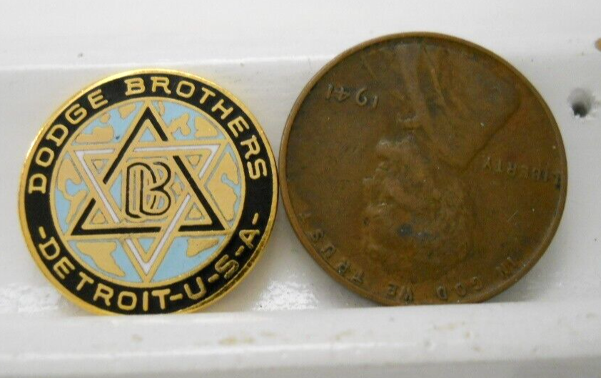 1914-16 DODGE BROTHERS STAR DAVID Blue Enamel Collectable Logo Token ...