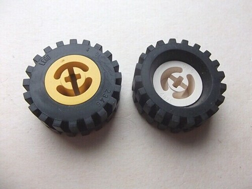 Lego 3482c02 Wheel Split Axle Hole + Tyre 30 x 10.5 Offset Tread (3482/ ...
