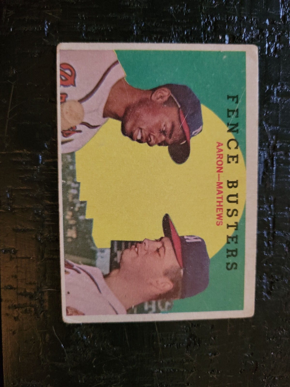 1959 Topps - Fence Busters #212 Eddie Mathews, Hank Aaron - Milwaukee ...