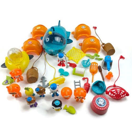 Octonauts LOT Launch Rescue Sub Mission Vehicle Gup D Gup A Barnacles ...
