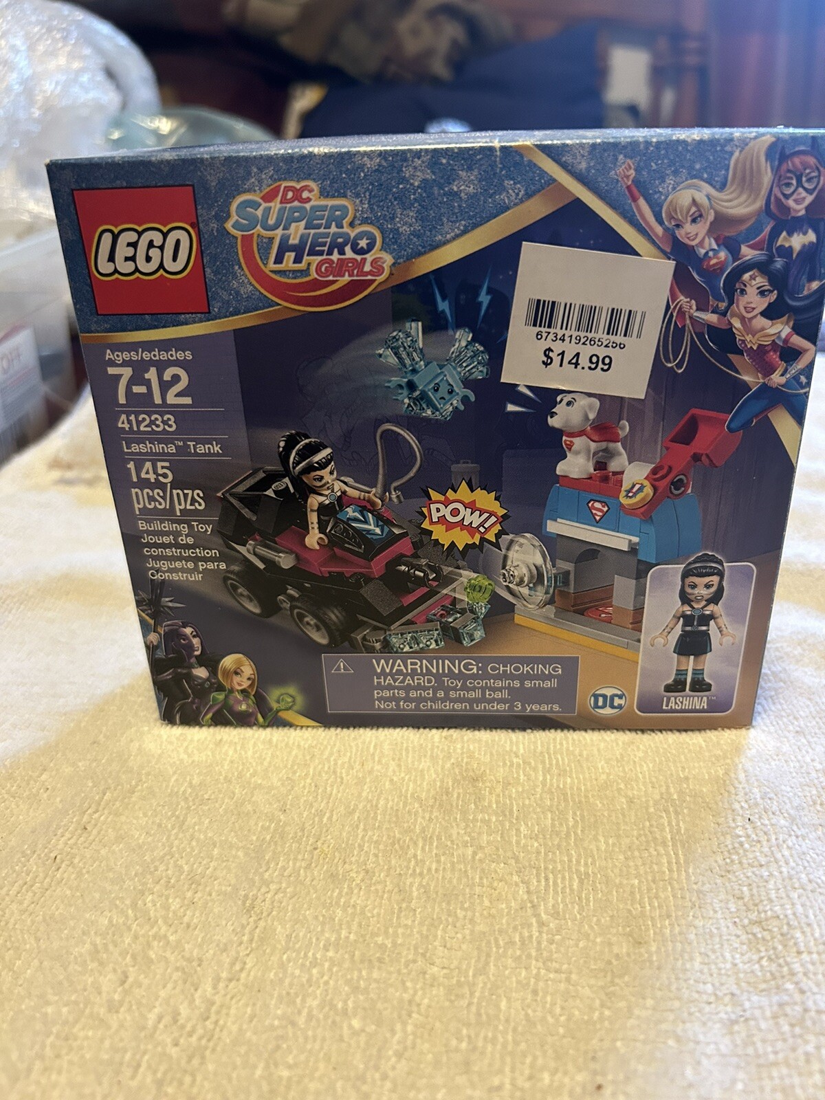 New LEGO 41233 Lashina Tank DC Super Hero Girls Set with Krypto Dog ...