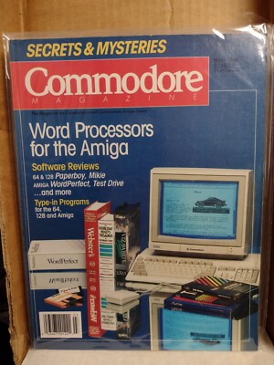 Commodore Magazine (March 1988) Old Warehouse Inventory in VG/VF ...