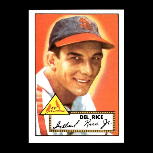 Del Rice 1983 Topps 1952 Reprint Series St. Louis Cardinals #100 NM+ ...