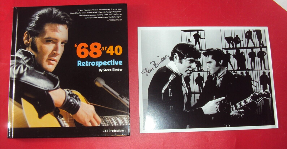 '68 AT 40 RETROSPECTIVE - STEVE BINDER - ELVIS PRESLEY BOOK -HC - W ...