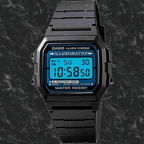Casio Original Digital Retro Illuminate Watch F-105W-1 Free Shipping ...
