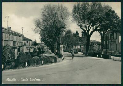 Cuneo Revello Viale Umberto I Foto FG cartolina MZ1618 | eBay
