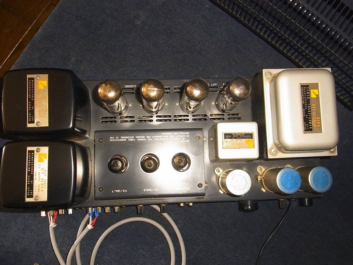 LUXMAN Luxkit A3500 Power Amplifier Tube Main Amp Kit Vintage Working ...