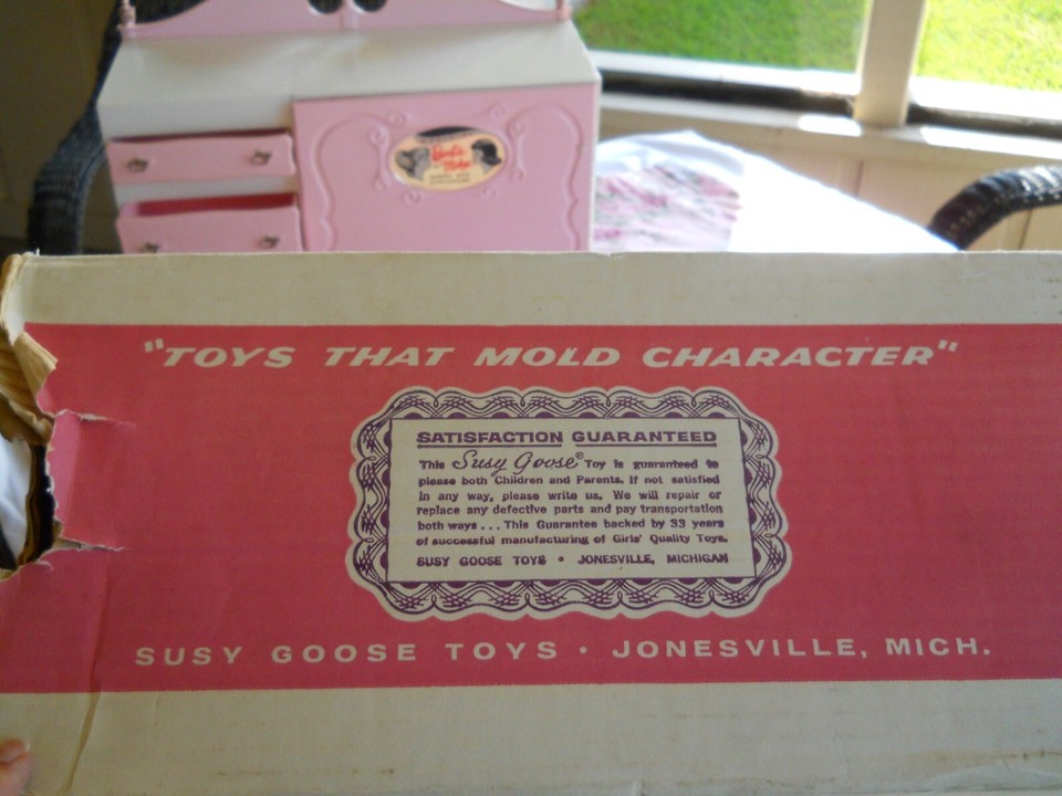 Mattel Suzy Goose Barbie & Midge 1960's Chifferobe w/Original Box $700. ...