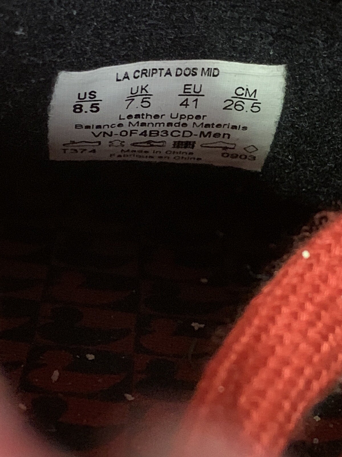 VNTG🔥 VANS La Cripta Dos x Oliver Peck Design Sz 8.5… - Gem