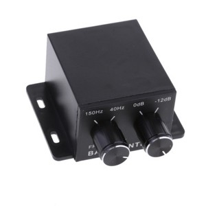 Car Audio Home Amplifier Bass RCA Level Remote Volume Control Knob | eBay