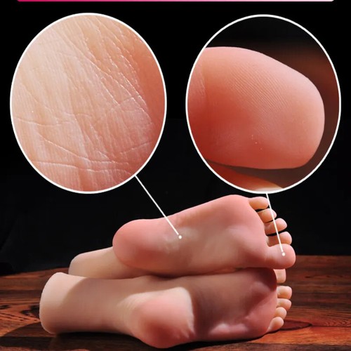 Female Mannequin Feet Simulation Silicone Foot Model Nail Art Practice ...