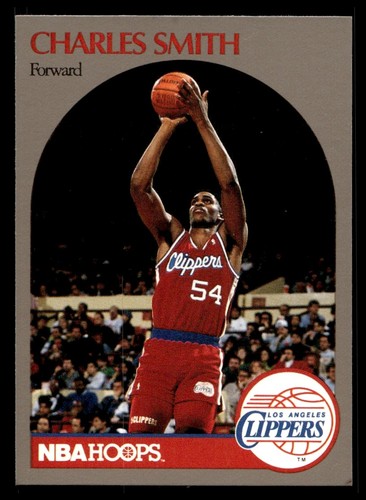 1991 Hoops 100 Superstars Charles Smith #45 Los Angeles Clippers | eBay