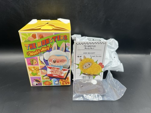 NEW AUTHENTIC POP MART The Monster LABUBU Wacky Mart Blind Figure FRIED ...