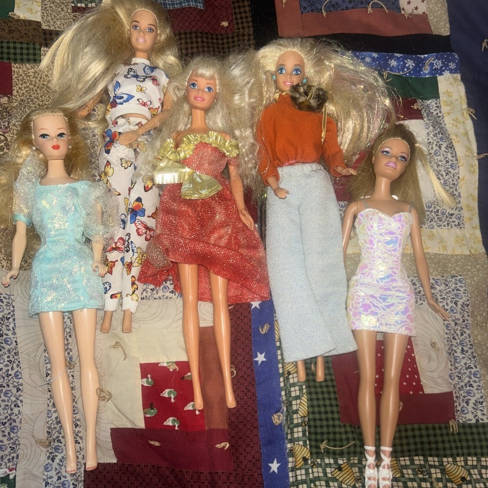 Lot Of 10 Vintage Barbies Used | eBay