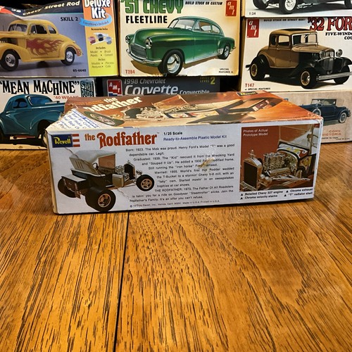 1972 Revell The Rodfather Classic T-bucket Street Roadster Started ...