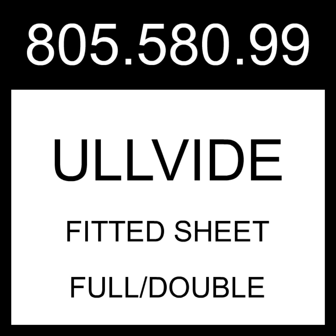 IKEA ULLVIDE Fitted Sheet Deep Red Full/Double 805.580.99 | eBay