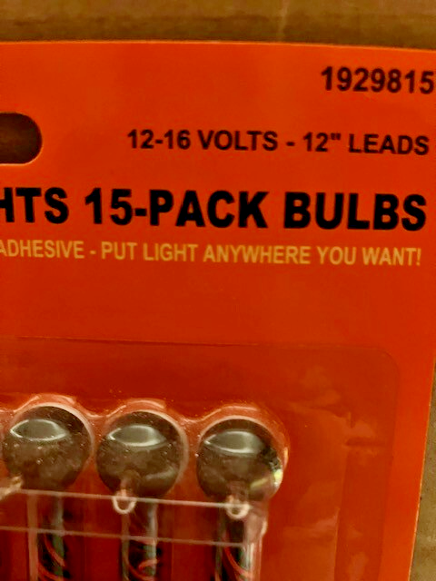 Lionel 1929815 Peel & Stick Lights 15-Pack Bulbs 2019 MIB New Sealed | eBay