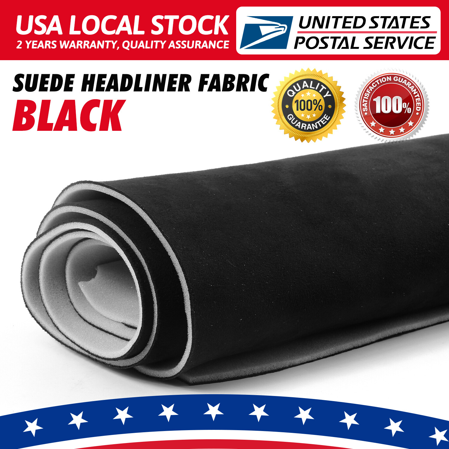 Headliner Fabric Foam Backed Suede Match Car Roof Liner Sag Upholstery ...