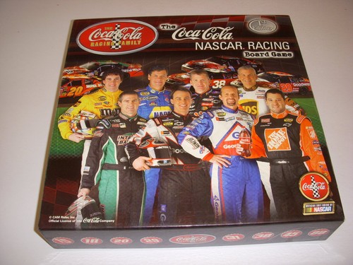 COCA-COLA COKE NASCAR RACING BOARD GAME, EXCELLENT CONDITION, COMPLETE ...