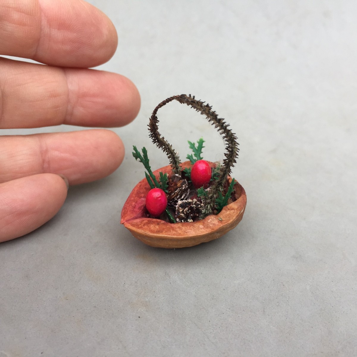 Walnut Shell Christmas Decorations