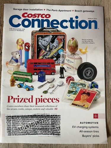 Costco Connection Magazine Prized Pieces Cover March 2023 | eBay