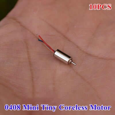 10PCS 0408 4mm*8mm DC 3V 3.7V 58000RPM High Speed Ultra-Tiny Mini ...