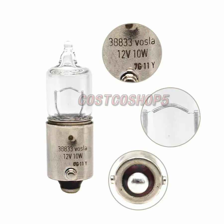 2pcs For 38833 Vosla H10W Halogen Lamp BA9s bulb 12V 10W lamp light NEW ...