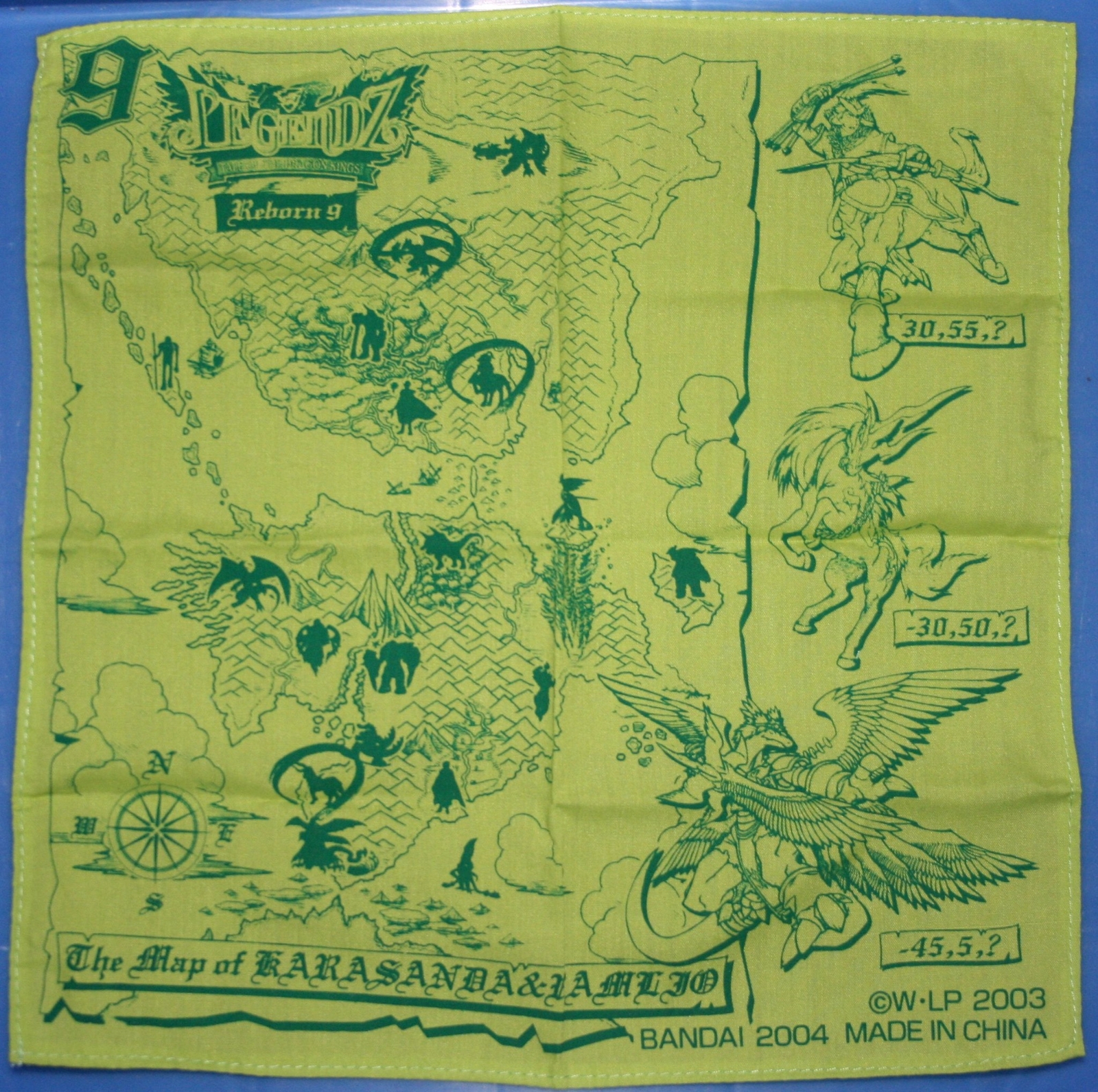 Legendz Tale of Dragon Kings P9 Map Bandana Legends Bicorn Centaur Wind ...