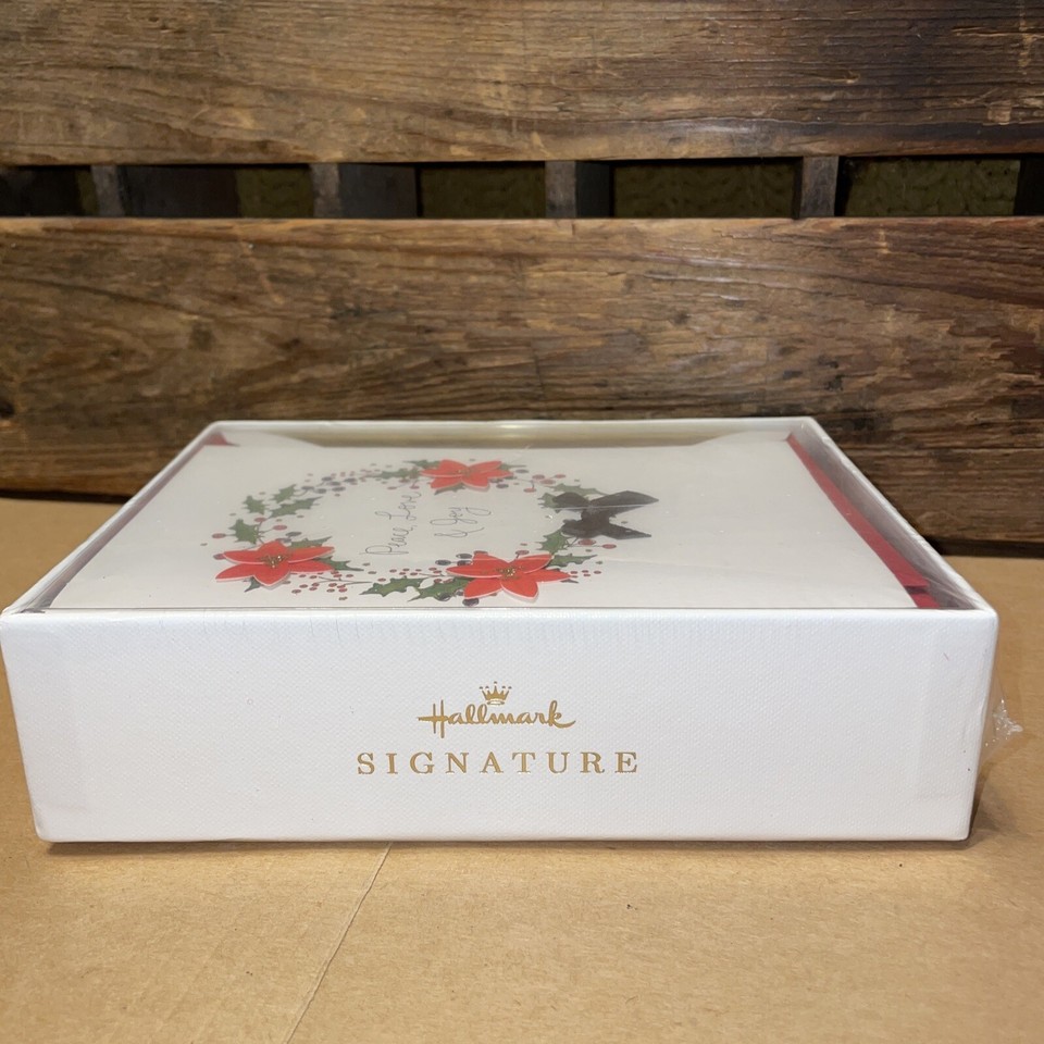 New HALLMARK SIGNATURE Holiday Christmas Greeting Cards 12 Count | eBay