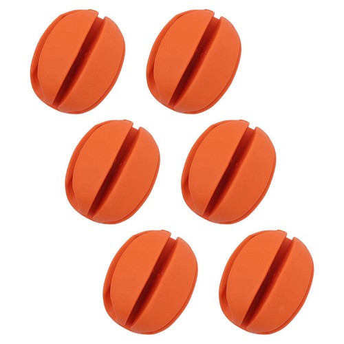 6x Fishing Rod Fixed Ball Rubber Fishing Pole Clips Fishing Tackle Ties ...