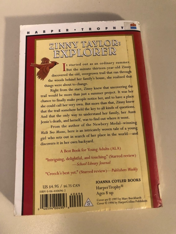 CHASING REDBIRD (1998 Paperback) By Sharon Creech - GOOD | eBay