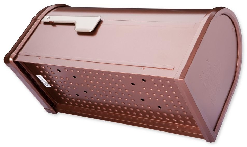 Mailbox Residential Parcel Mail Box Post Mount Hillsborough Copper ...