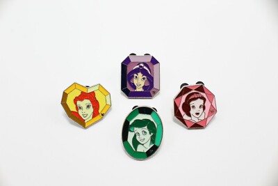 Disney Princess Gems - 4 Disney Princess Gem Booster Set Bundle - DP385 ...