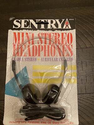 Sentry vintage mini stereo headphones H0145 never opened | eBay