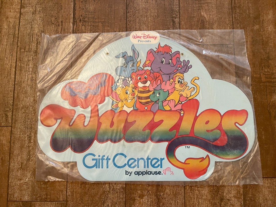 Wuzzles Applause Gift Center sign Disney Characters Store Display NEW ...