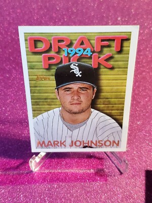 1995 Topps #605 Mark Johnson Rookie Chicago White Sox RC | eBay