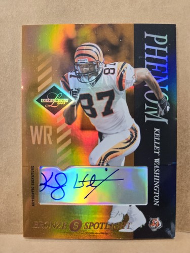 2003 Leaf Limited - Phenom Kelley Washington #128 Bronze Spotlight /25 ...